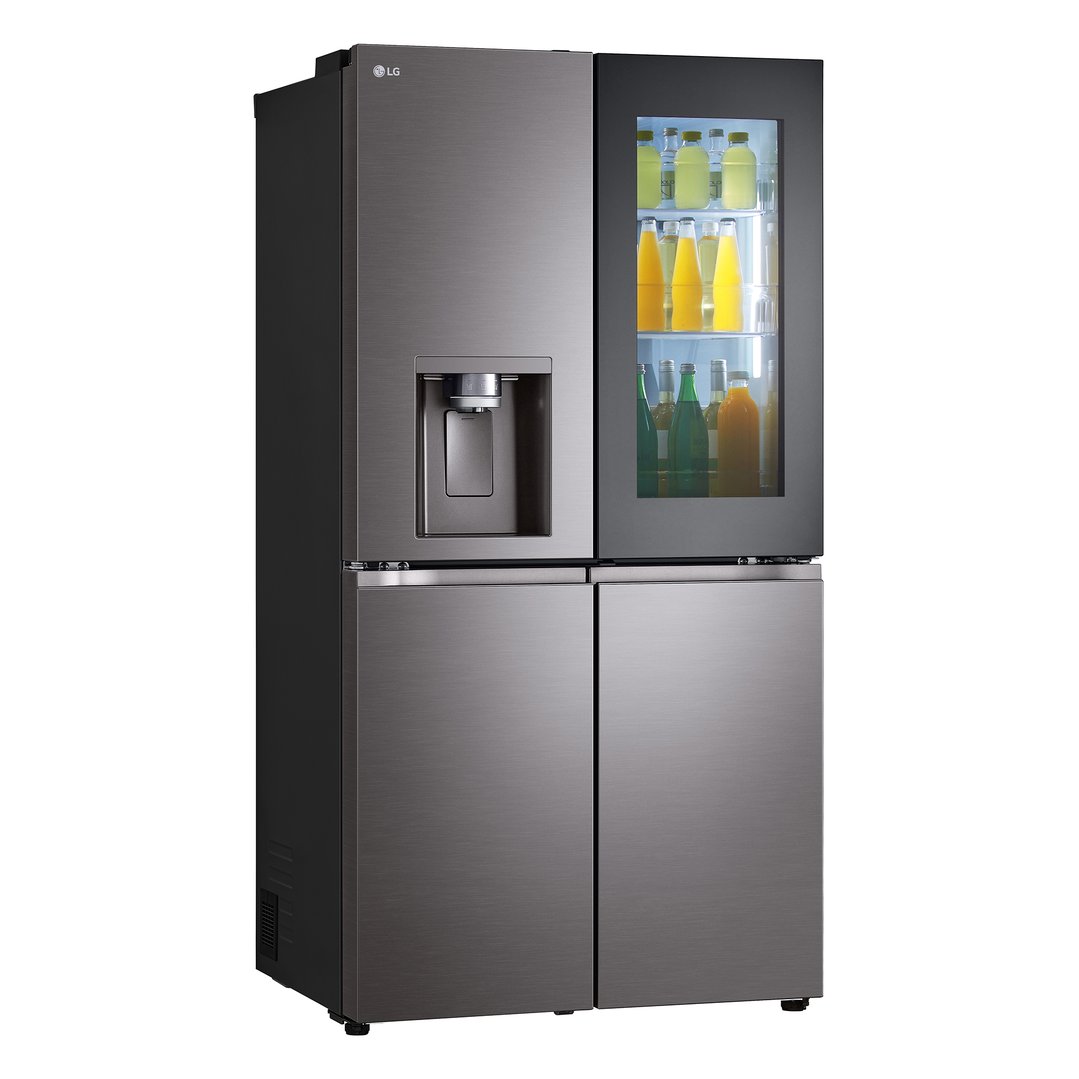 LG 642L French Door Fridge in Black Stainless Finish GF-V700BSLC - Bing Lee