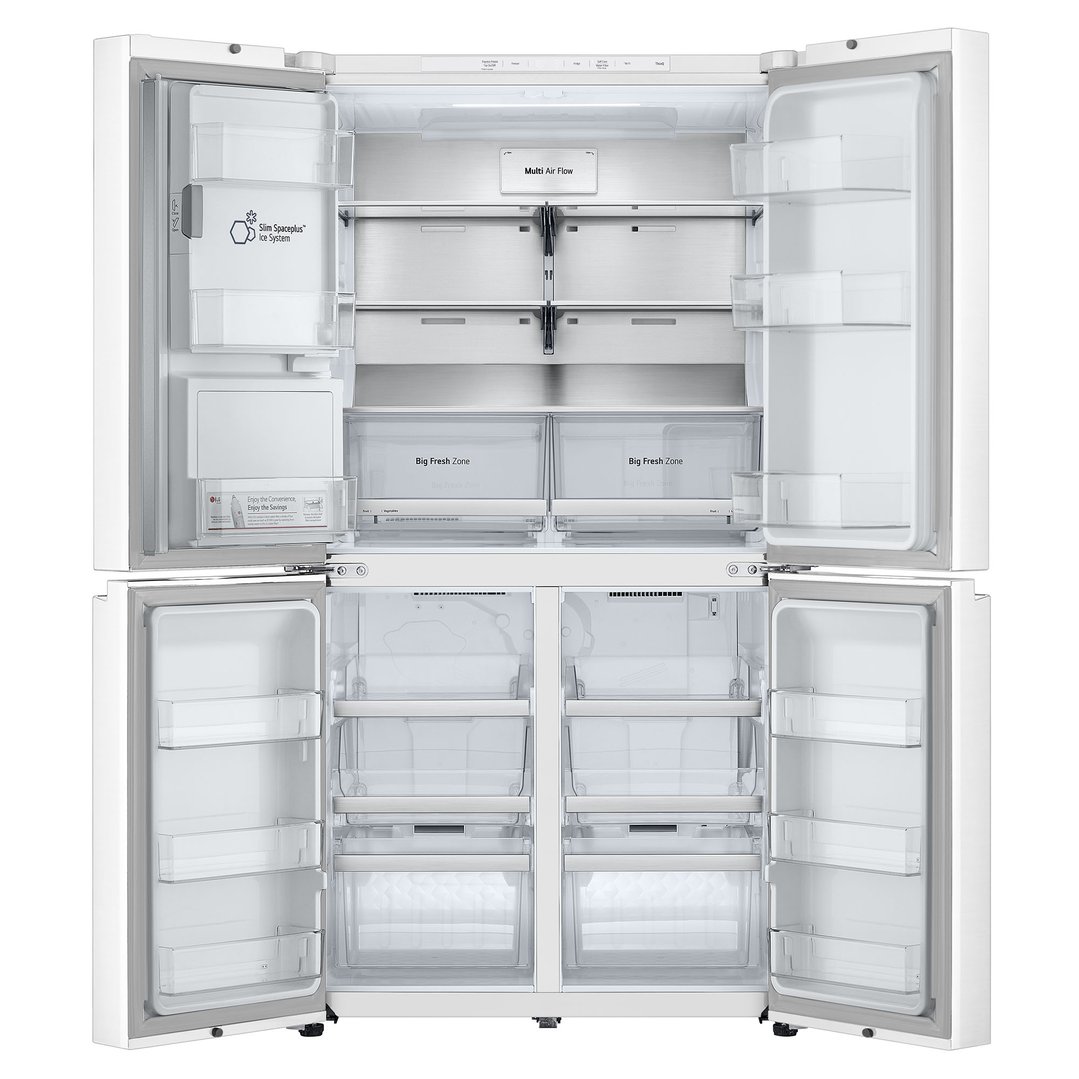 LG 637L French Door Fridge, Matte White GF-L700MWH - Bing Lee