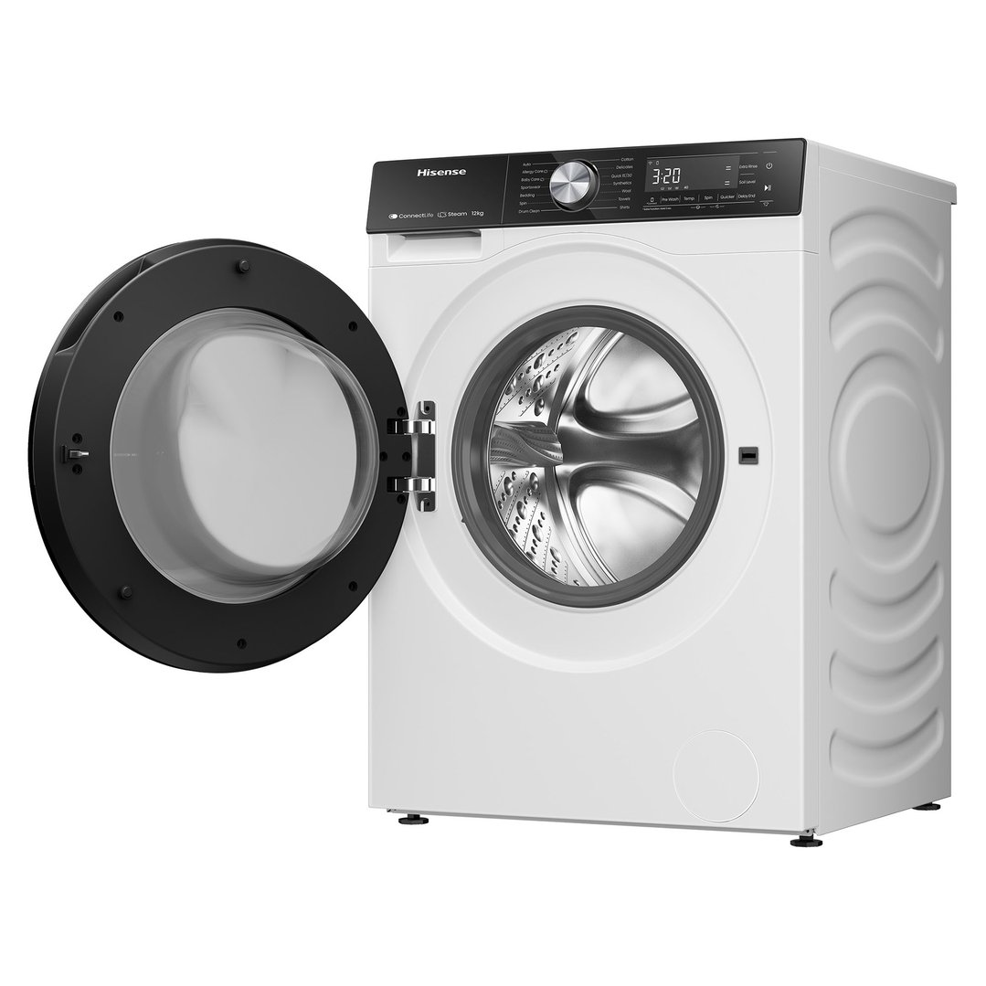 Hisense 12KG Series 5 Front Load Washer. HWF5S1214 - Bing Lee