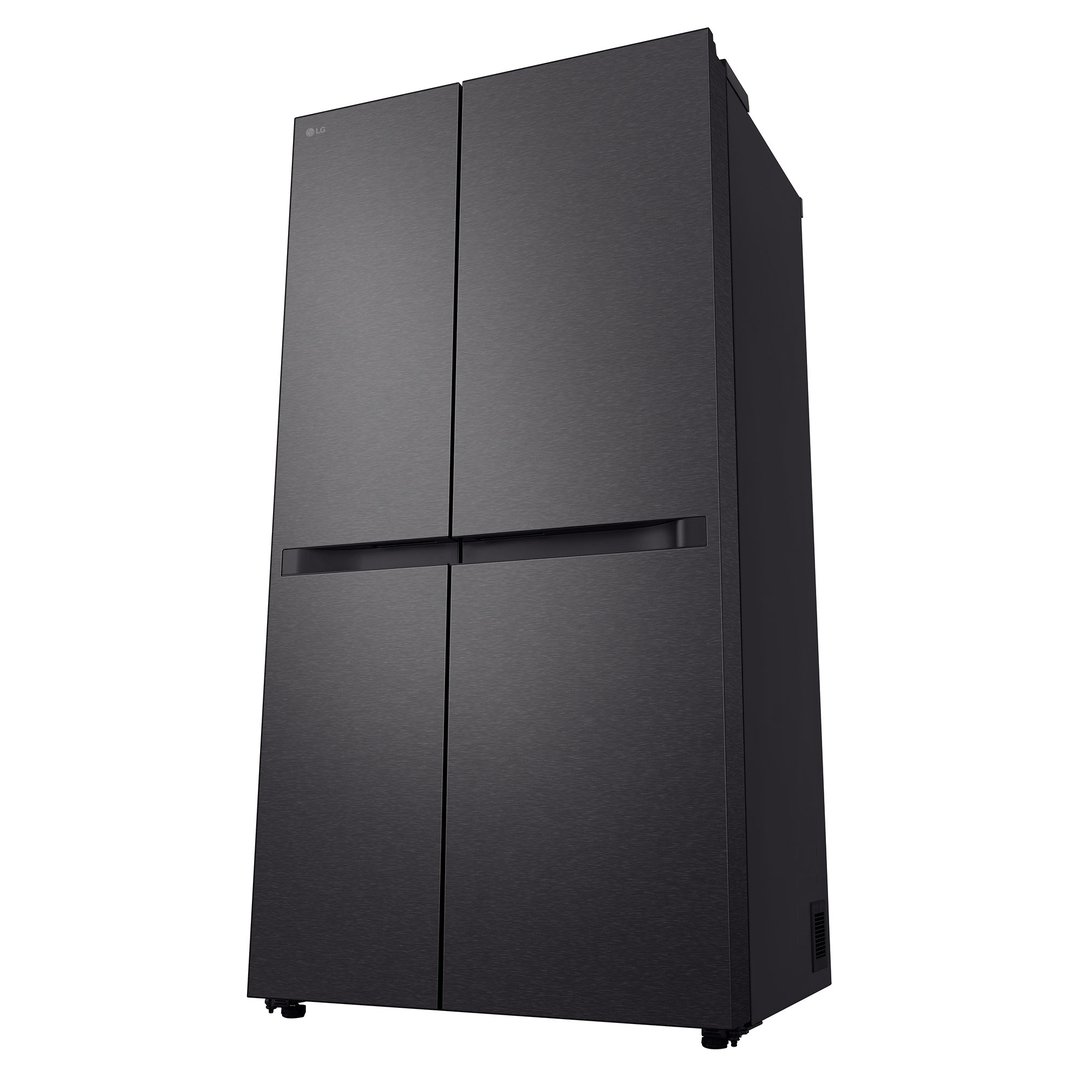 LG 664L Side by Side Fridge in Matte Black Finish GS-B599MBL - Bing Lee ...