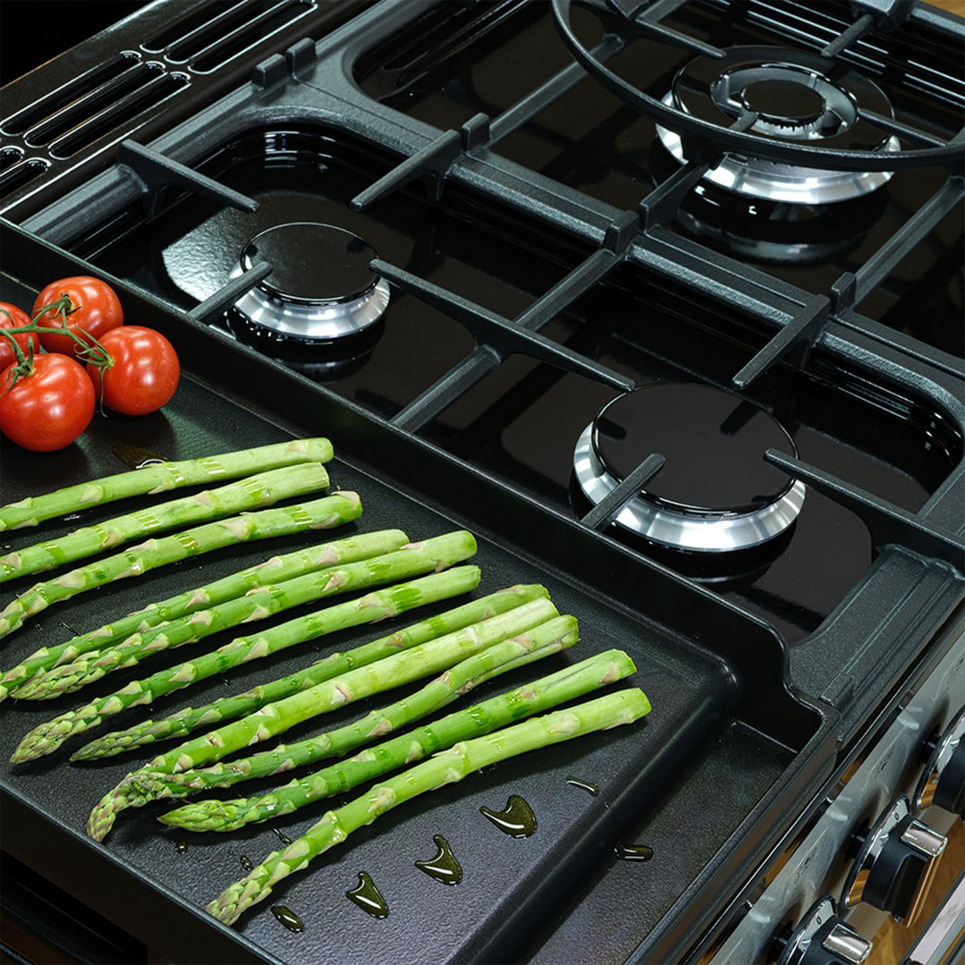 Falcon Classic FX 90cm Dual Fuel Range Cooker Stone Blue/Brass ...