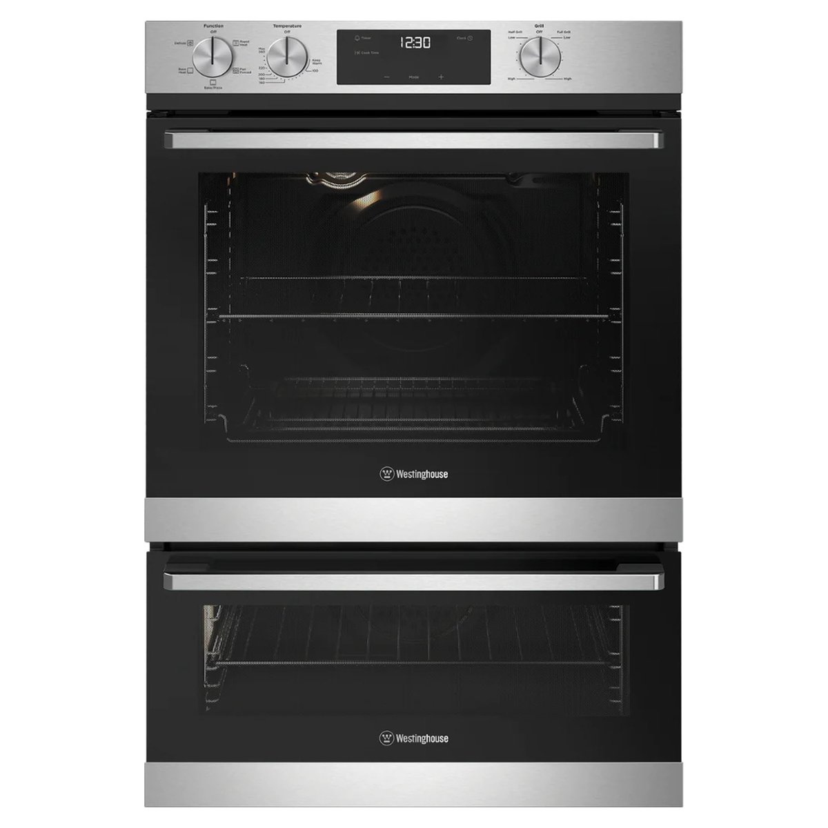 Westinghouse 60cm Multi-function 5 Stainless Steel Oven with Separate ...