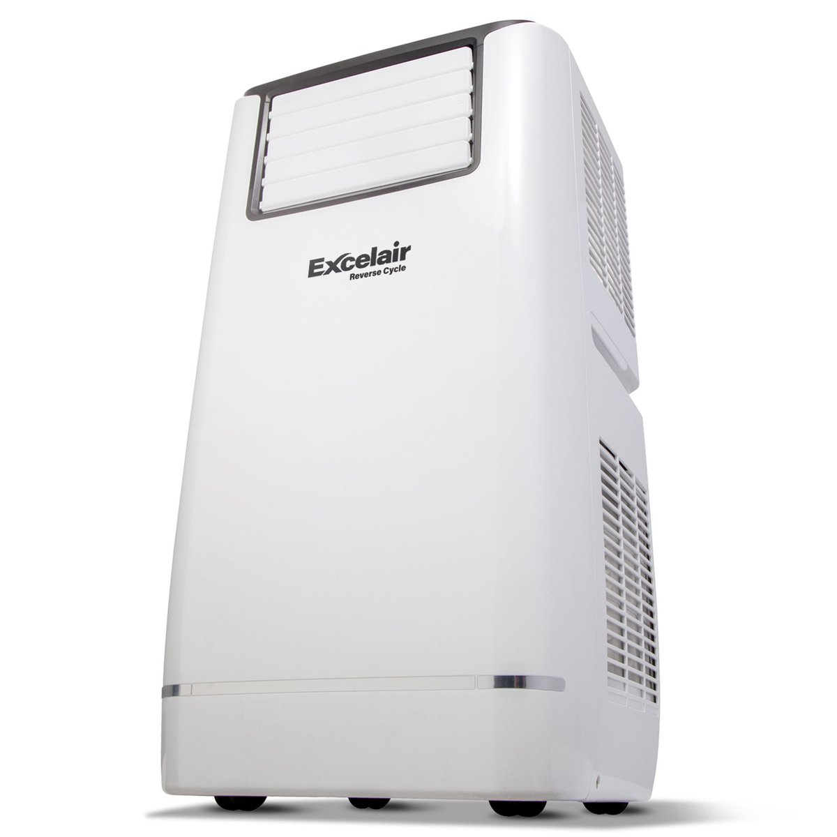 Excelair 4.1kW/3.3kW Reverse Cycle Portable Air Conditioner, White ...