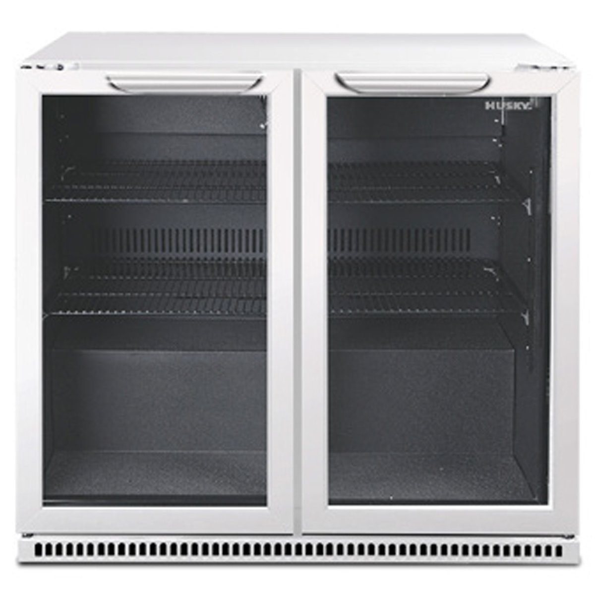 Husky 203L Double Door Home Bar Drinks Chiller - White C2HHMBWHAU ...