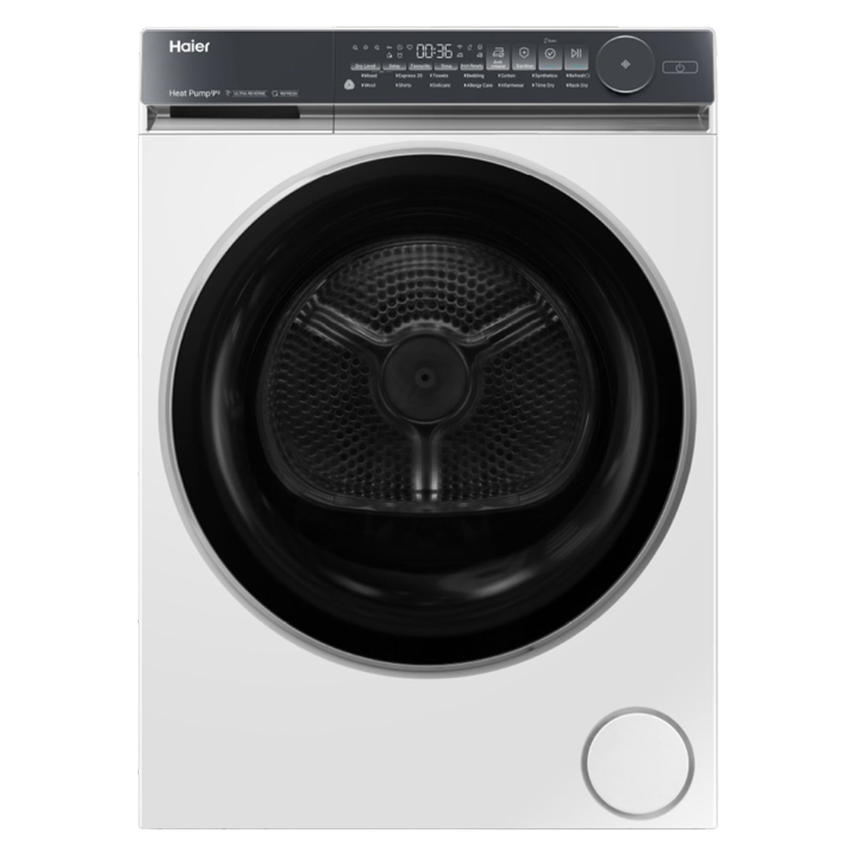Haier 9kg 500 Series White Heat Pump Dryer HDHP90NW1 - Bing Lee