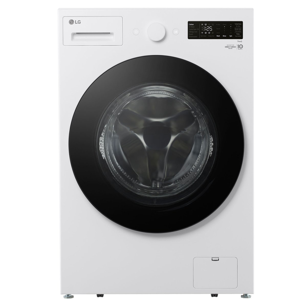 LG 14kg XL Capacity Front Load Washing Machine with Steam+ White. WXLS ...