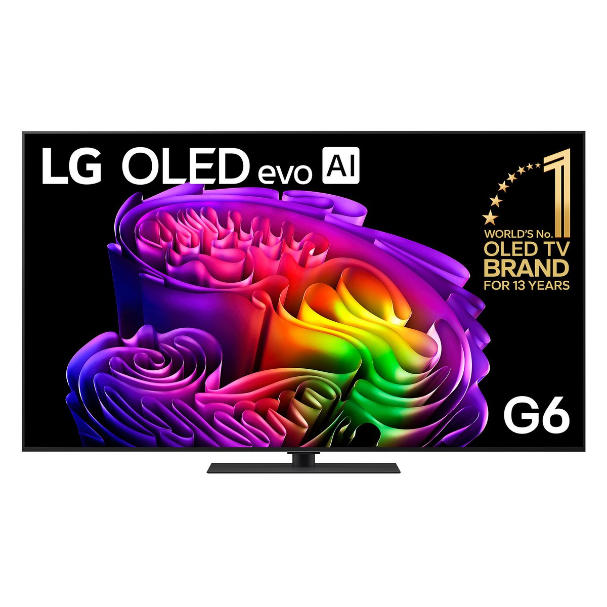 LG 65" OLEDG6 EVO AI 4K Smart TV 2026 OLED65G6PSB - Bing Lee