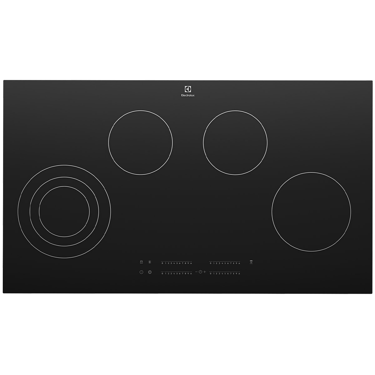 Electrolux 90cm UltimateTaste 300 4 Zone Ceramic Cooktop. EHC944BE ...