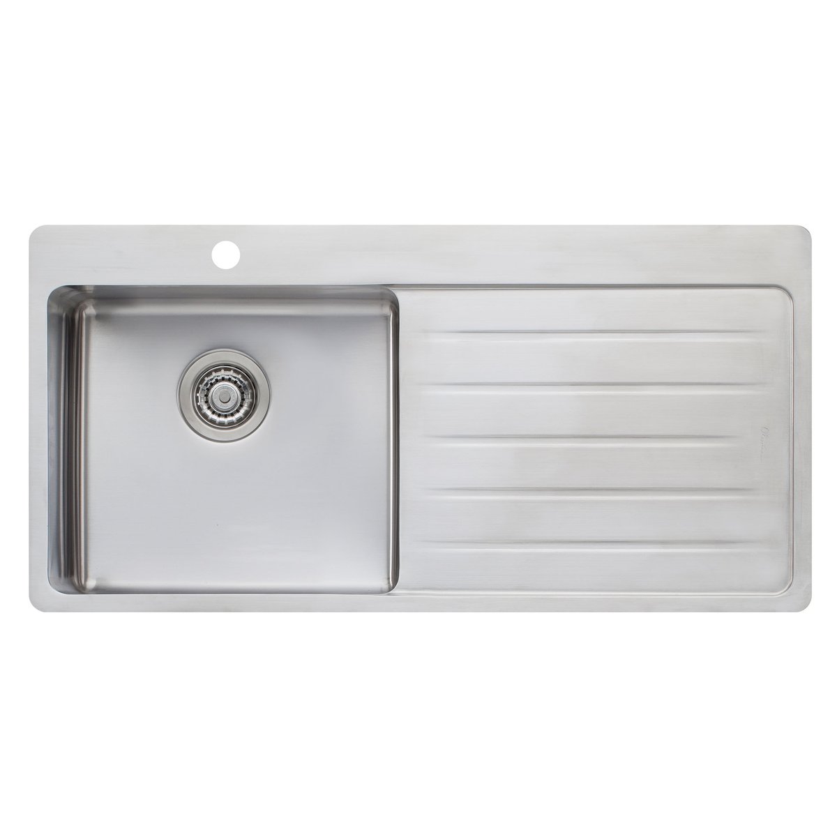 Sonetto Single Left Hand Bowl Topmount Sink With Drainer SN1021 - Bing Lee