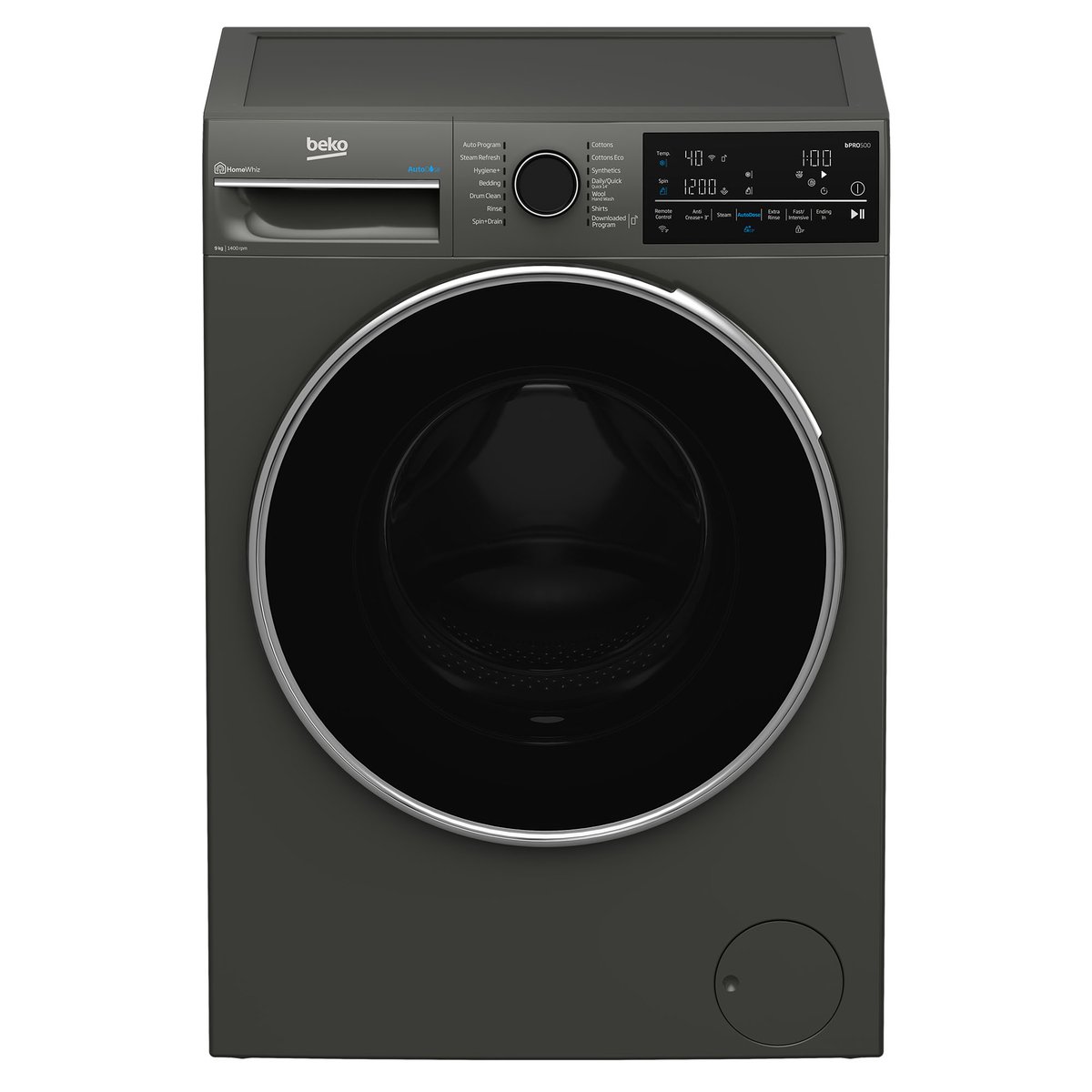 Beko 9 kg Autodose Washing Machine with SteamCure & Wifi BFLB904ADG ...