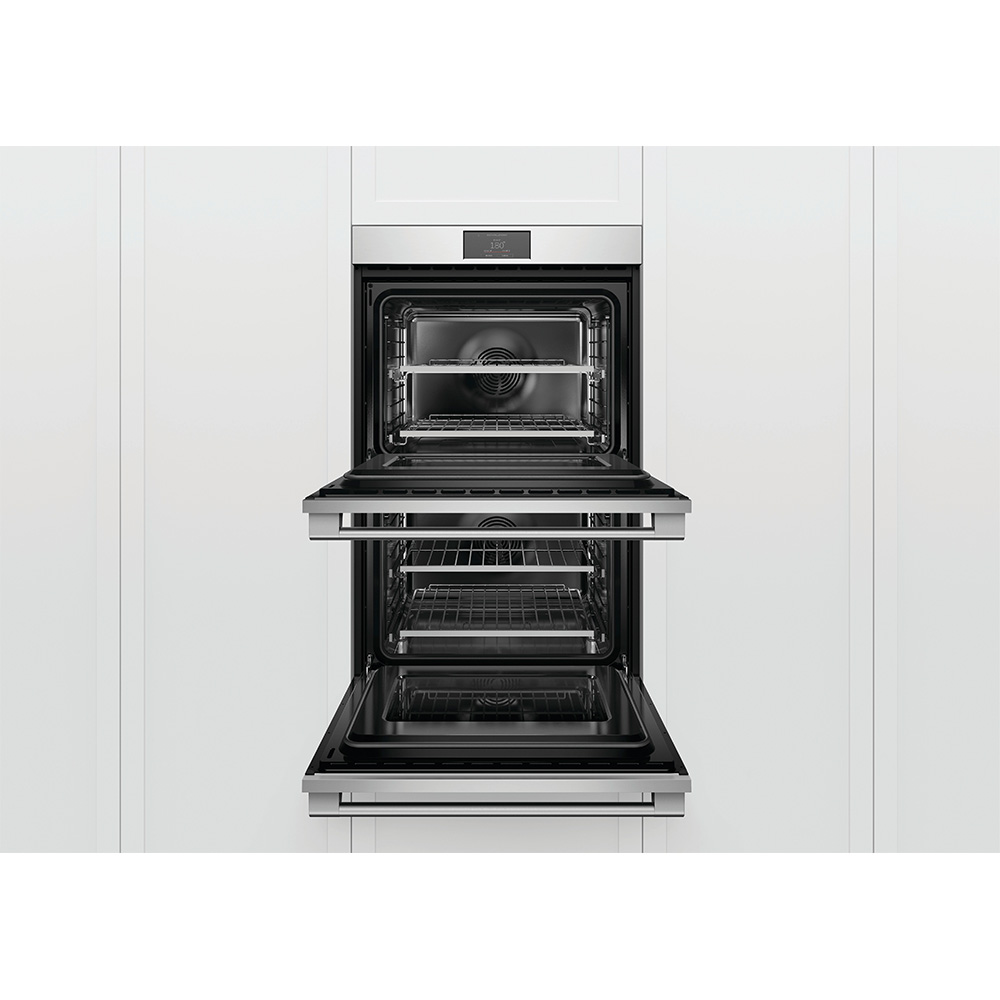 Fisher & Paykel Series 9 Double Oven, 76cm, 17 Function, Self-cleaning ...