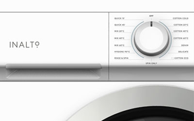 Inalto 6kg Front Load Washing Machine. IFLW600 - Bing Lee