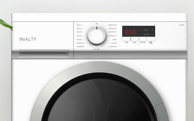 Inalto 6kg Front Load Washing Machine. IFLW600 - Bing Lee