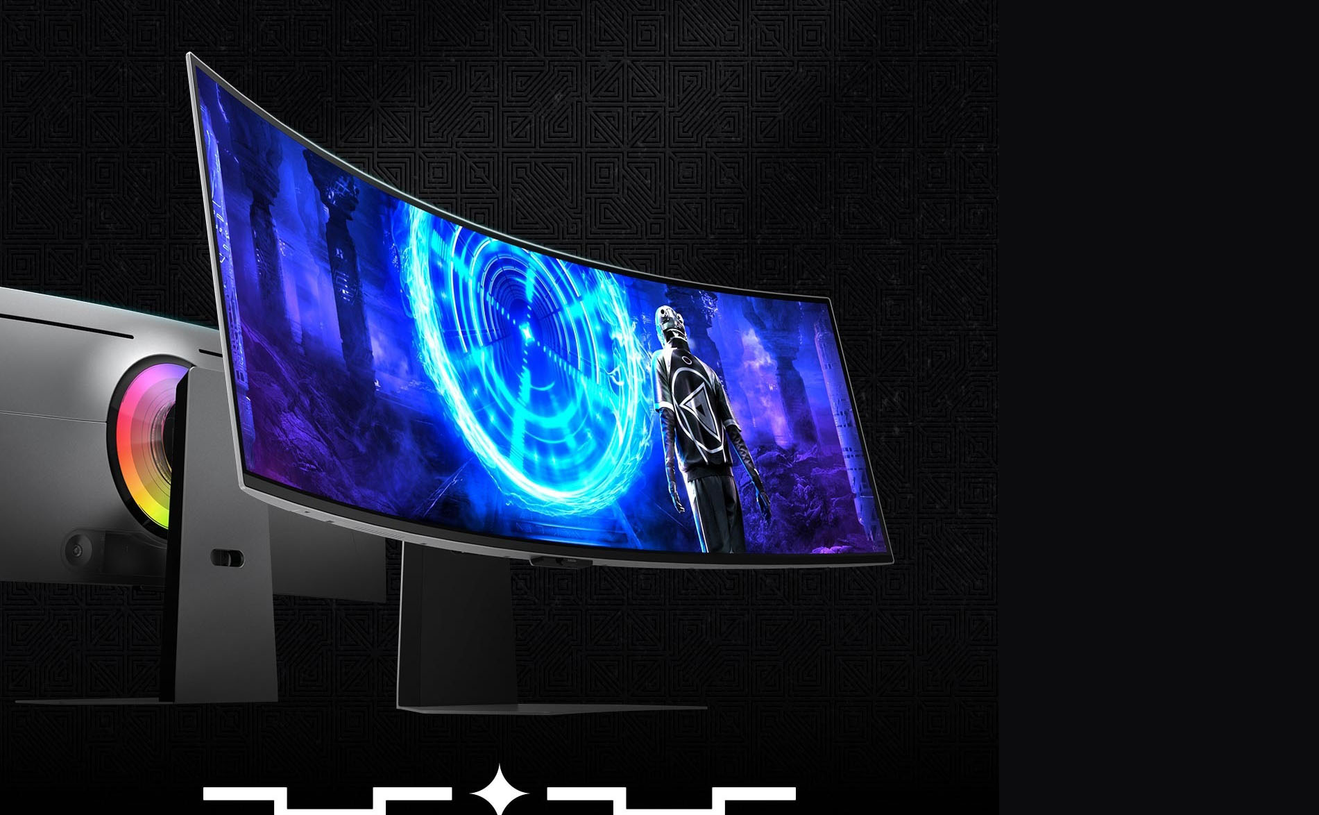 Samsung 49" Odyssey OLED G95SD Curved DQHD Gaming Monitor ...