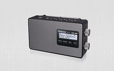 Panasonic Portable Digital Radio DAB/ DAB+ RFD10GNK. - Bing Lee