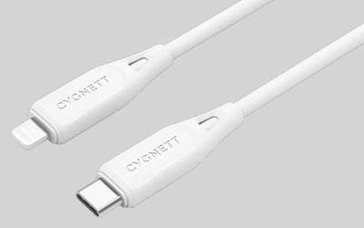Cygnett Essentials Lightning To USB-C Cable 1m - White. CY4696PCCCL ...