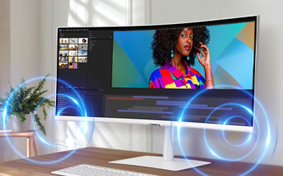 Samsung 34" ViewFinity S65TC Ultra-wide Curved WQHD Monitor ...