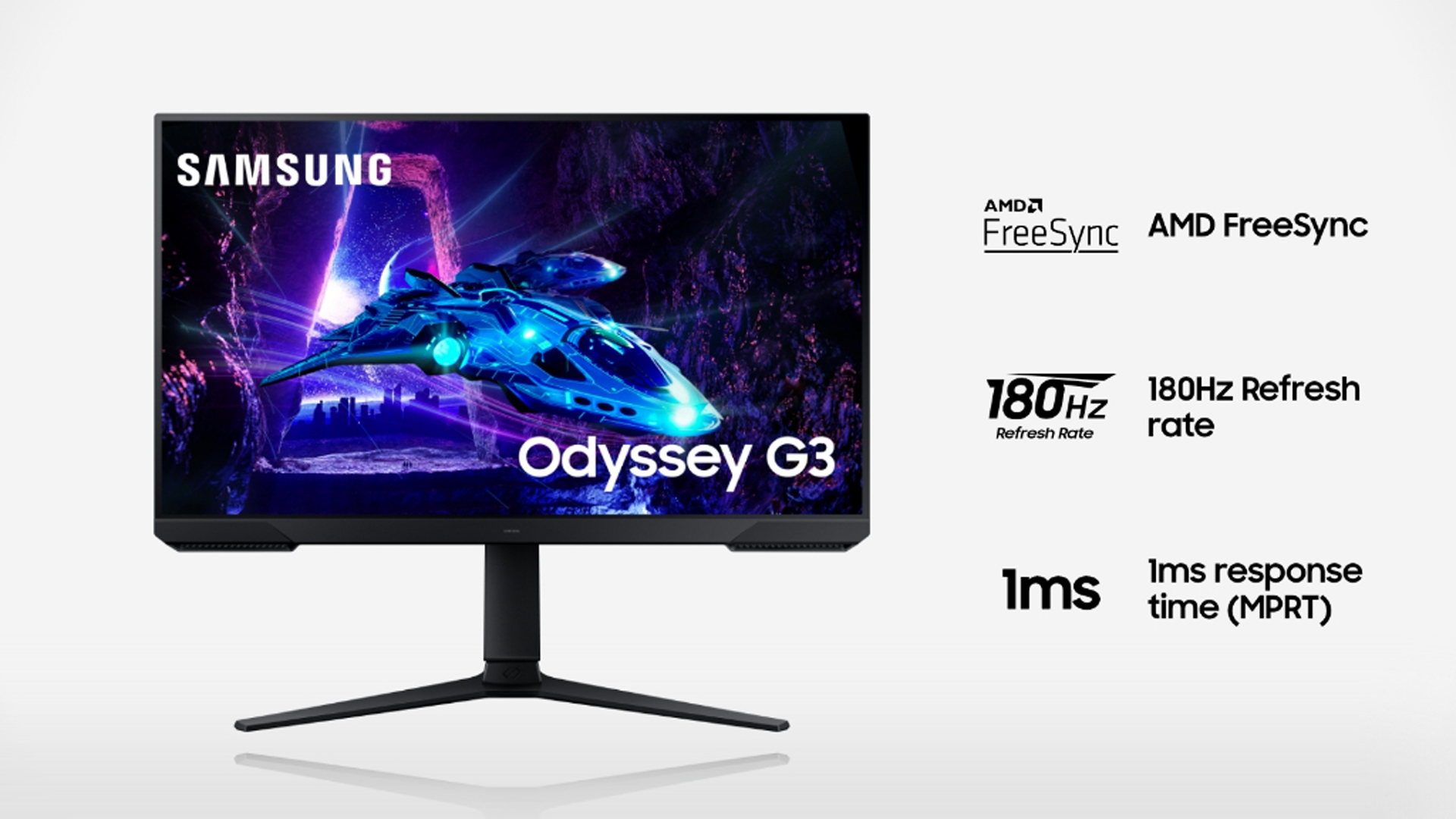 Samsung 27” Odyssey G30D Gaming Monitor. LS27DG302EEXXY - Bing Lee