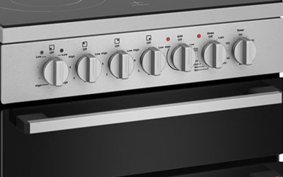 Westinghouse 54cm freestanding electric oven and ceramic cooktop ...