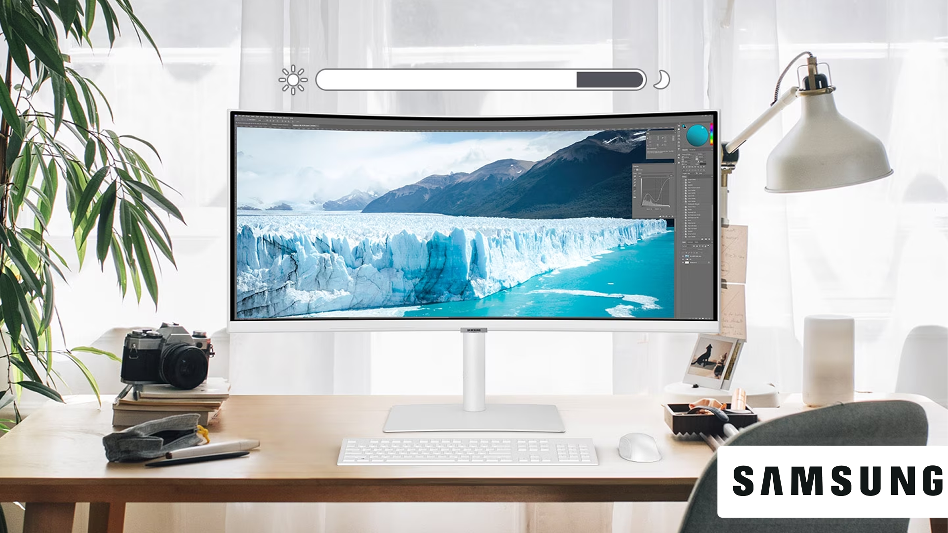 Samsung 34" ViewFinity S65TC Ultra-wide Curved WQHD Monitor ...