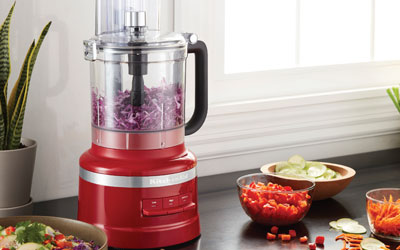 Kitchenaid 13 Cup Food Processor Empire Red. 5KFP1319AER - Bing Lee