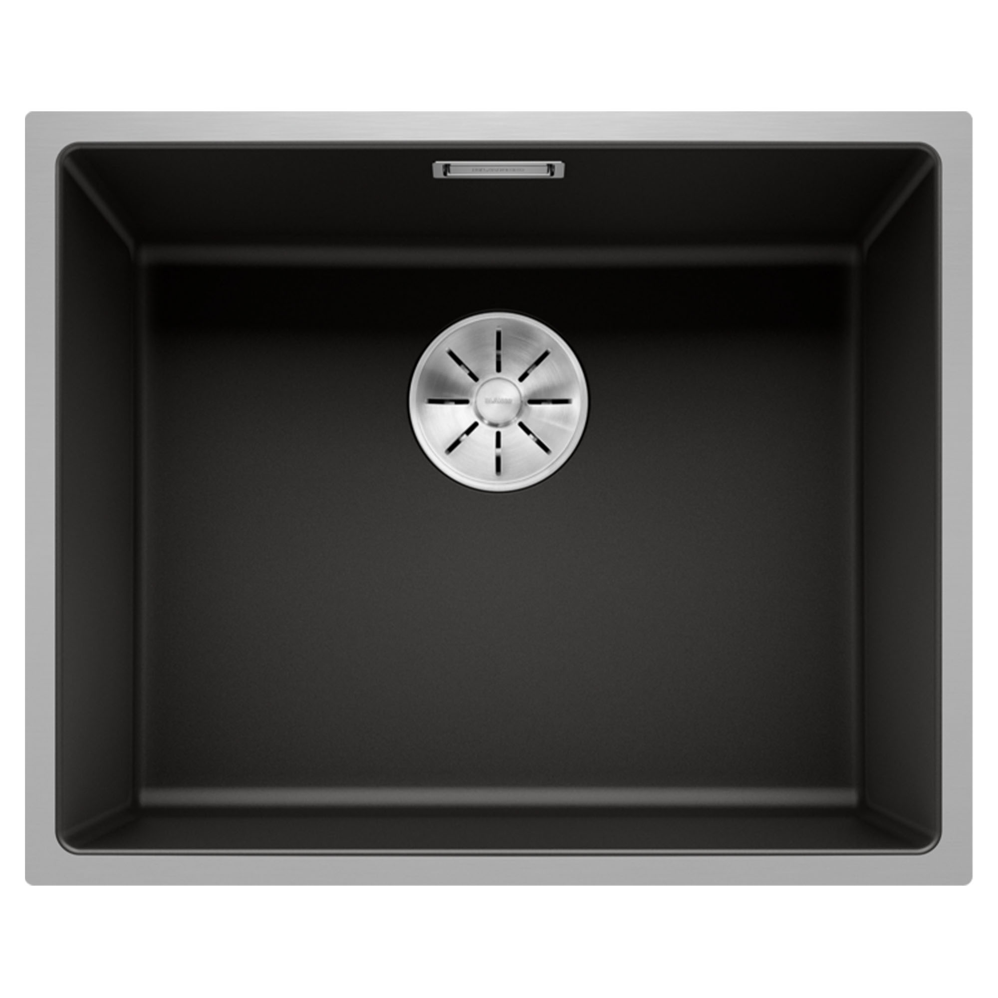 Blanco SUBLINE 500 Single Bowl Inset Sink with Overflow SUBLINE500IFBK5 ...