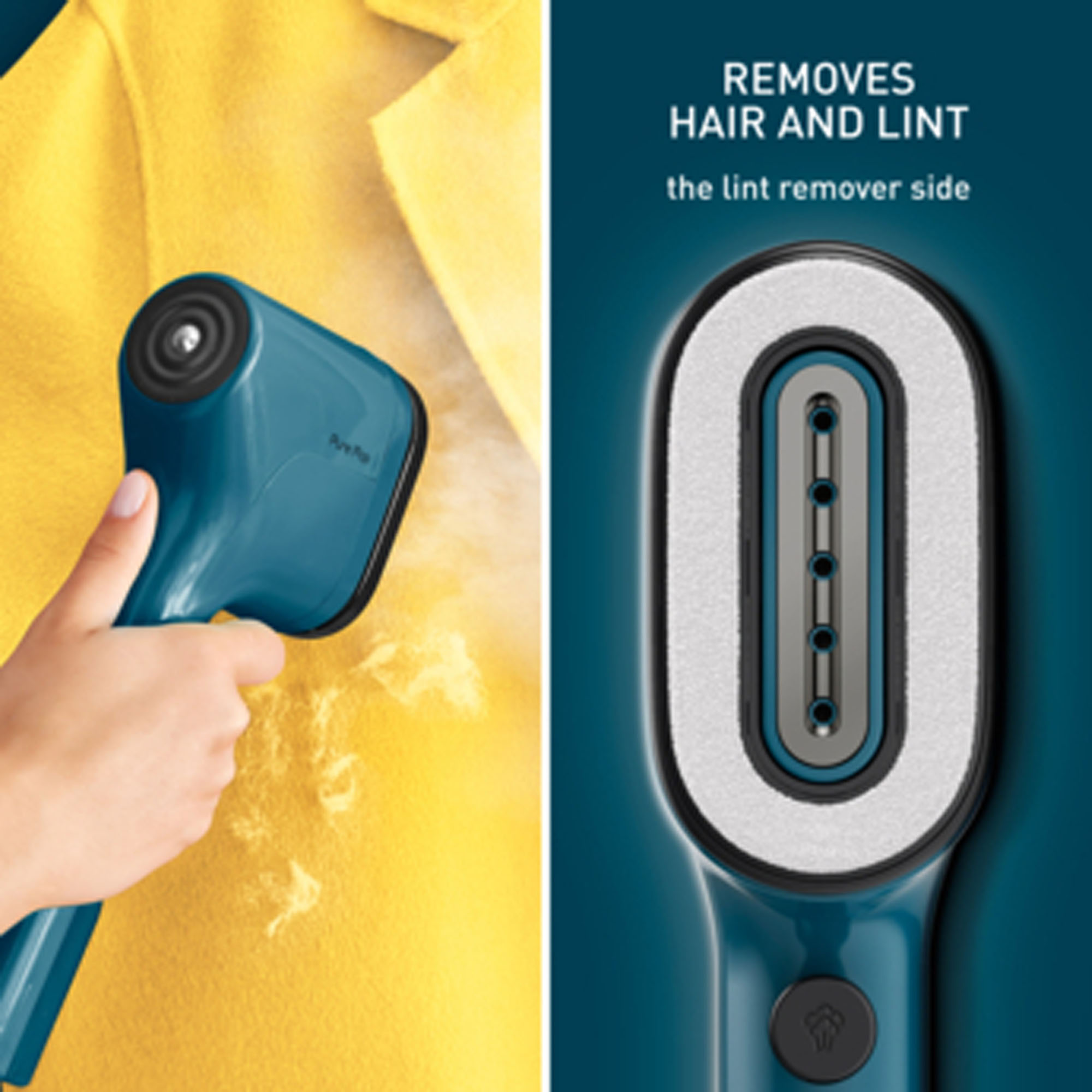 Tefal Pure Pop Handheld Garment Steamer, Marine Blue DT2020 - Buy ...