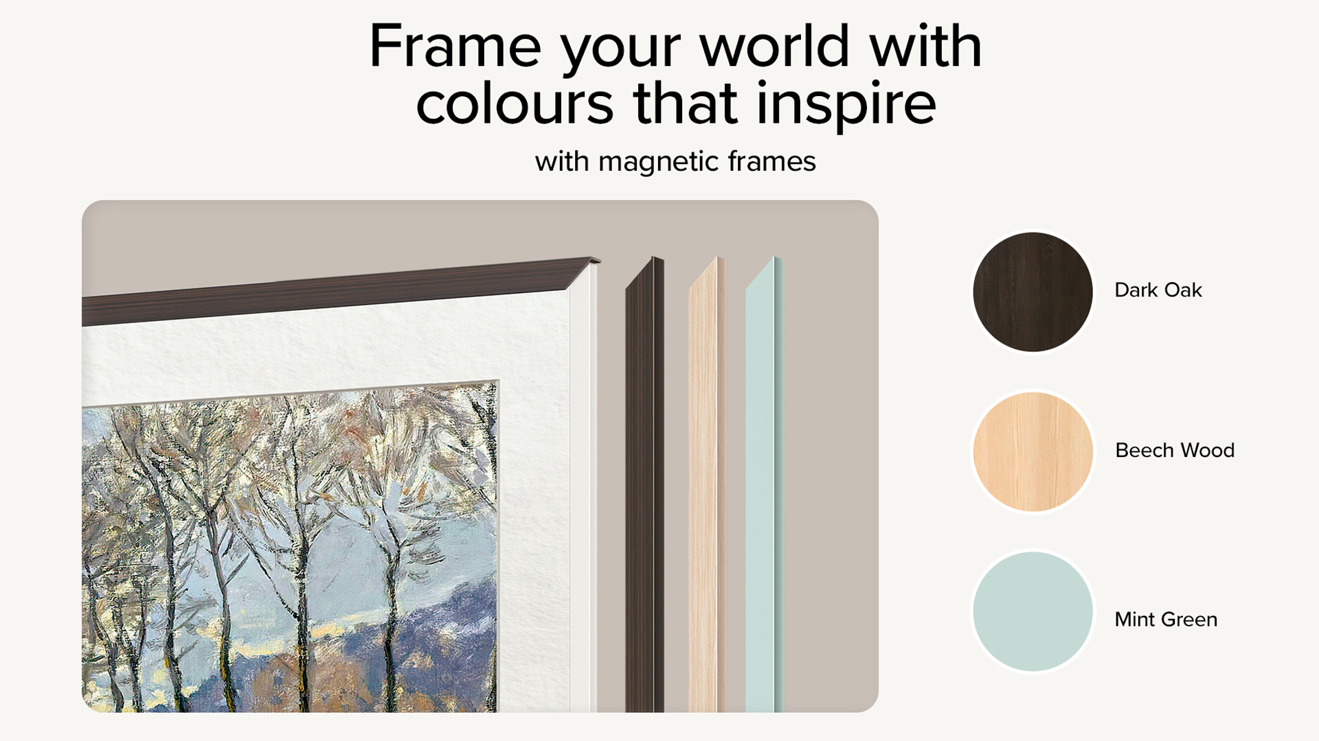 TCL Mint Green Frame for 75A300W FRM753A-O - Bing Lee - Bing Lee